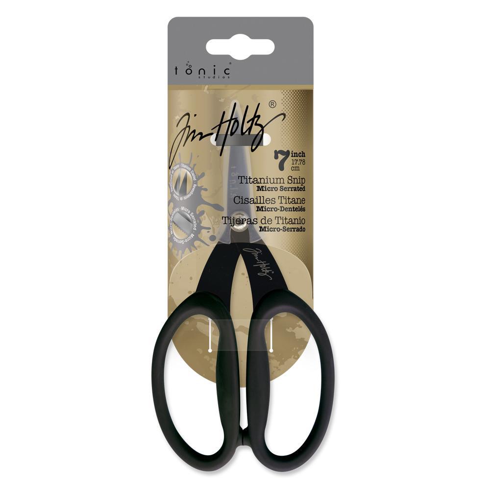 Tim Holtz Non-Stick 7" Titanium Scissors – Miss Scrap Craft Store